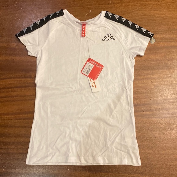 Kappa | Tops | Kappa Black And White Short Sleeve Shirt | Poshmark